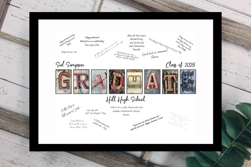 Hockey Player Graduate Alternative Guest Book, Graduation Party Guest ...