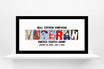 American Military Veteran Personalized Sign or Signature Board, Vetera ...
