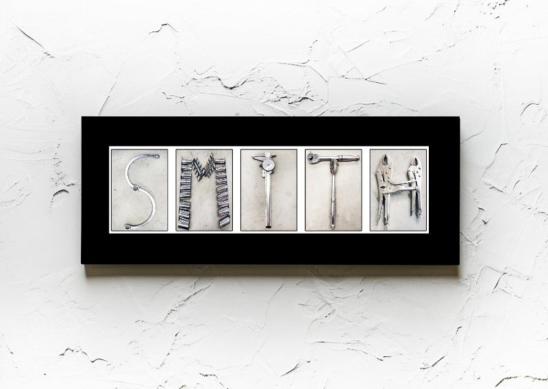 Mechanic Personalized Alphabet Photography Framed Sign – Simpson Hill ...